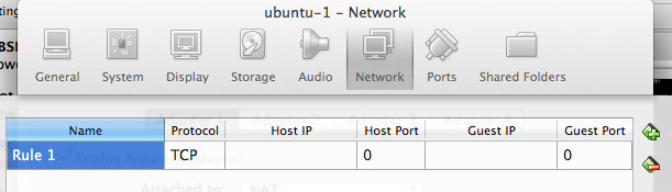 VirtualBox lab: Port Forwarding